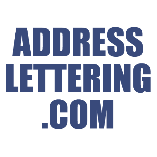 Address Lettering | Postal Address Lettering